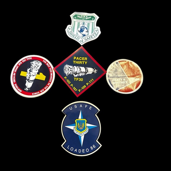 Other | Airforce Usaf Military Aircraft Stickers Decals Set Of 5 198s ...